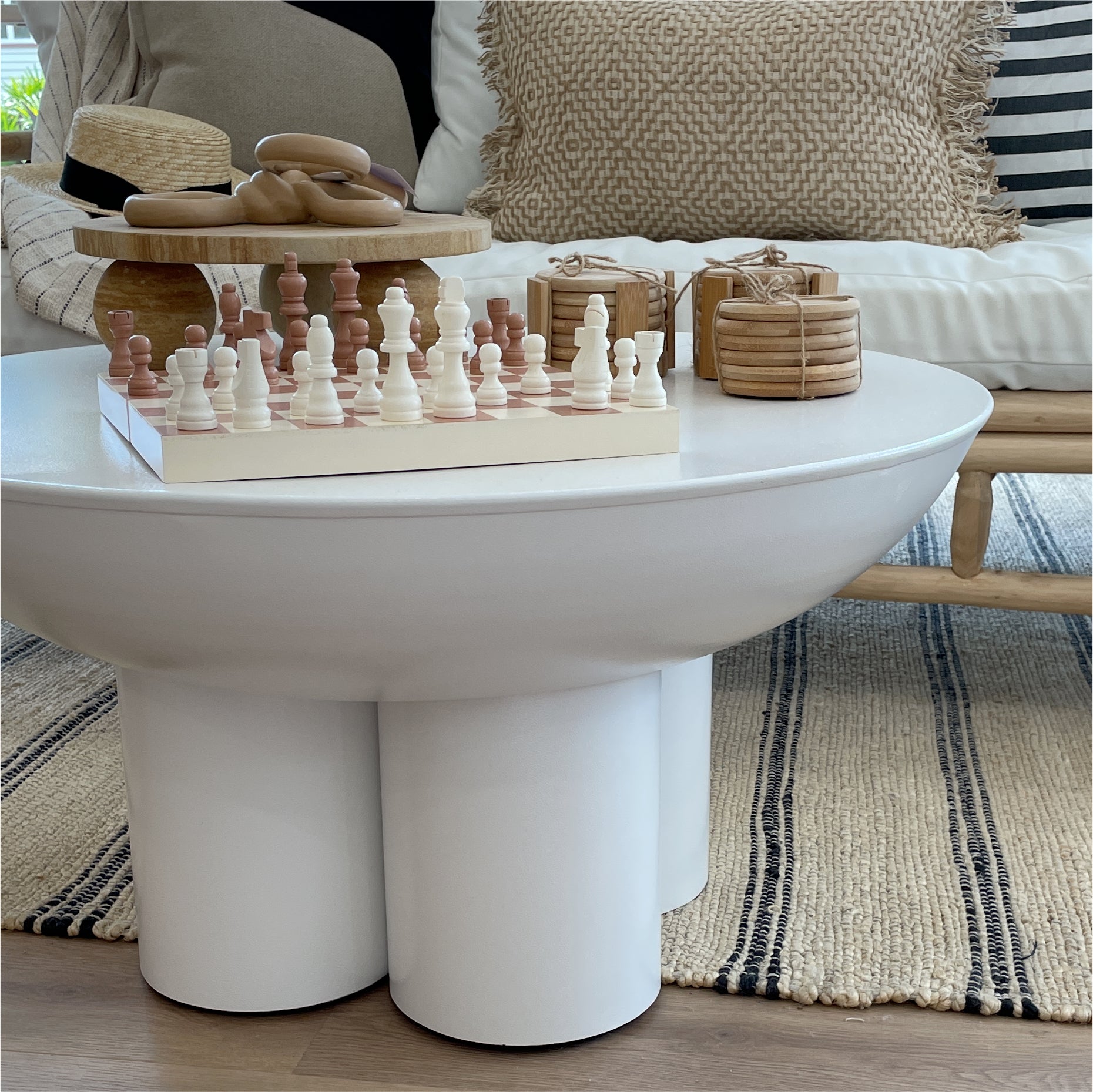 Maximus Coffee Table Round | Marley and Hills Interiors