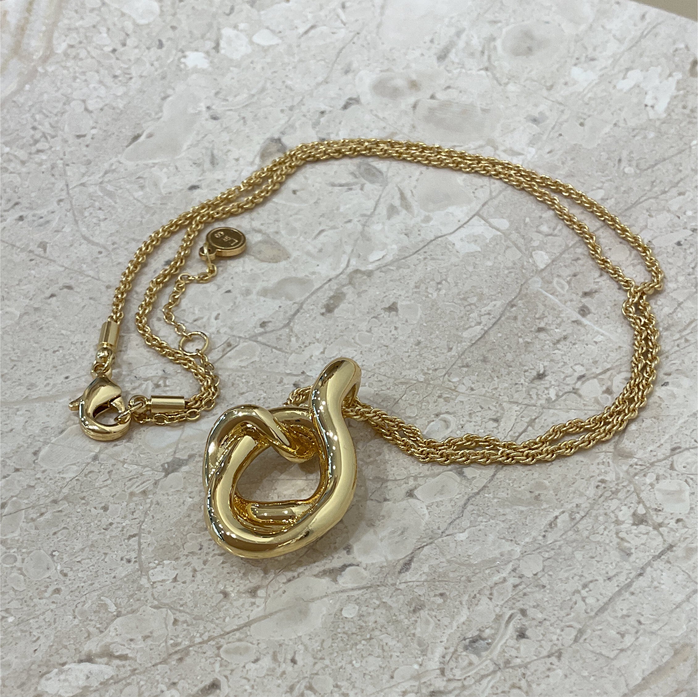 ANDIE CHARM NECKLACE GOLD | Marley and Hills Interiors