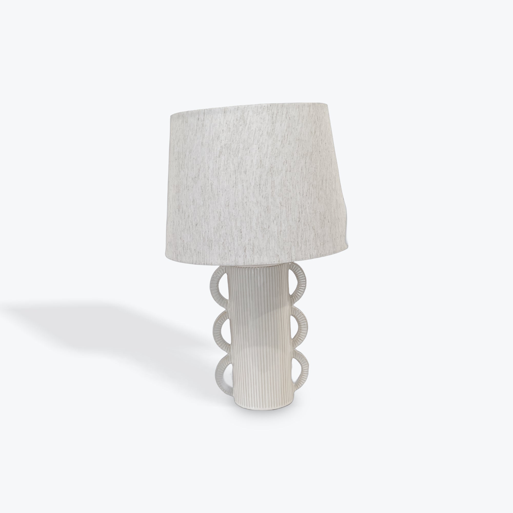 SLINKY TABLE LAMP WHT | Marley and Hills Interiors