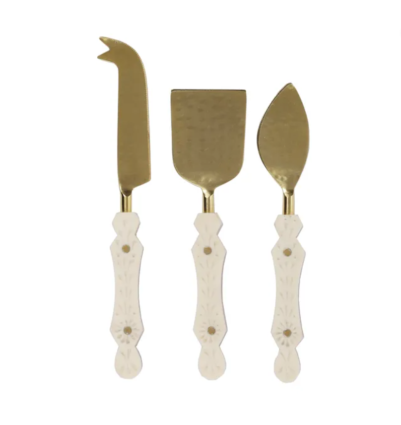 Grace Ivory & Gold Cheese Set | Marley and Hills Interiors